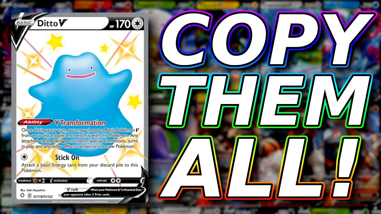 NEW Ditto V Box Can Beat Any Deck! | PTCGO Deck Profile - Shining Fates ...