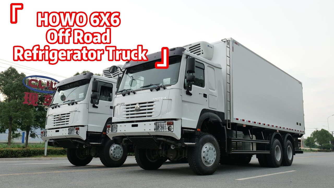 HOWO 6X6 Off Road Refrigerator Truck,all wheel drive AWD Freezer Truck ...