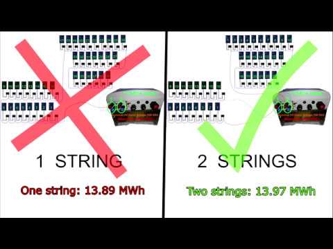 Solaredge one string or two strings? Answer - YouTube