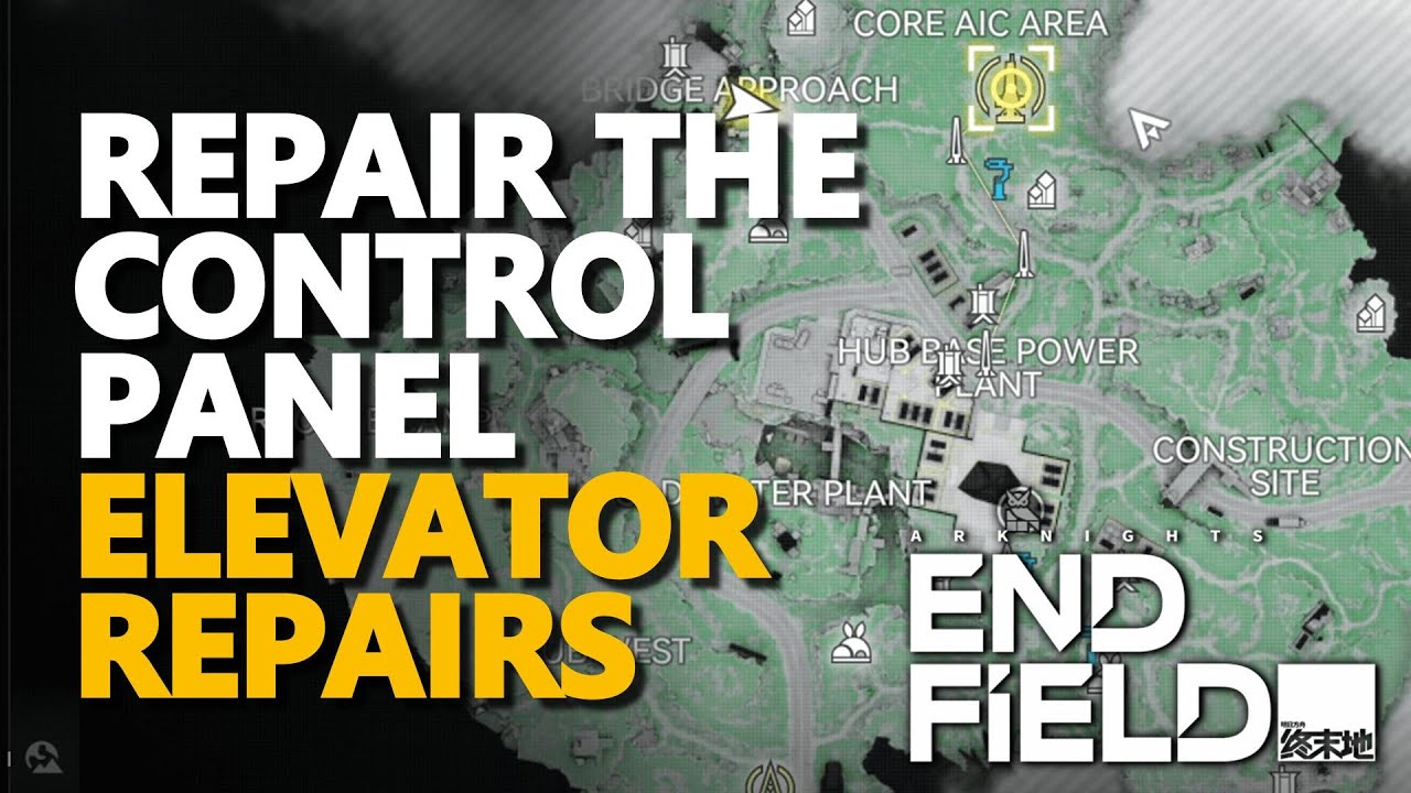 Repair the control panel Arknights Endfield Elevator Repairs - YouTube