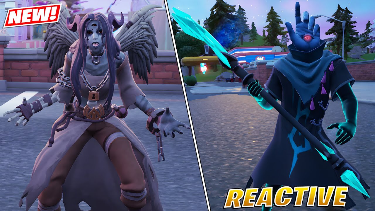 NEW Fortnitemares Skins! Sinister Glare & Undying Sorrow Gameplay - YouTube