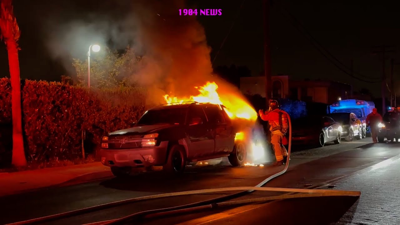 Suspicious Chevy Silverado Fire - YouTube