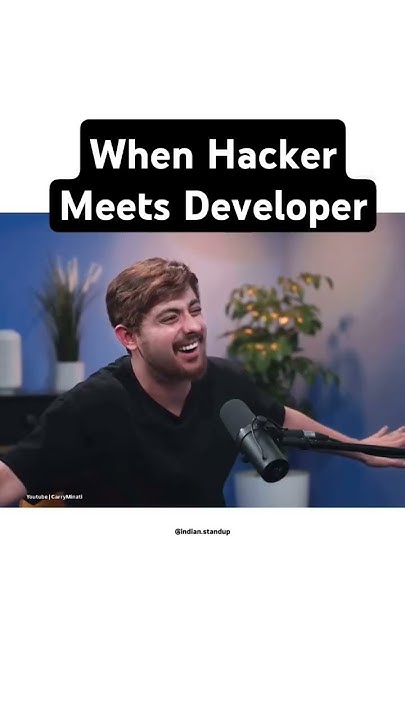 When hacker meets developer 😂 - YouTube