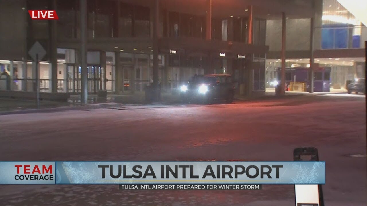 Winter Weather Prep At The Tulsa International Airport - YouTube