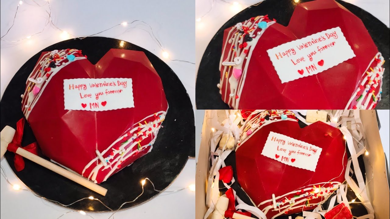 PINATA Cake Recipe, 3D Heart Cake/ smash/ Hammer Cake | পিনাটা কেক ...