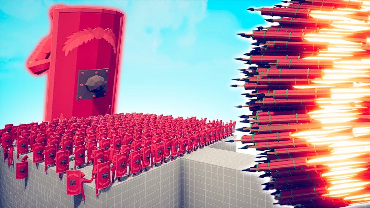 100x FIRE ZOMBIE SHIELD vs EVERY GOD - TABS | Totally Accurate Battle ...