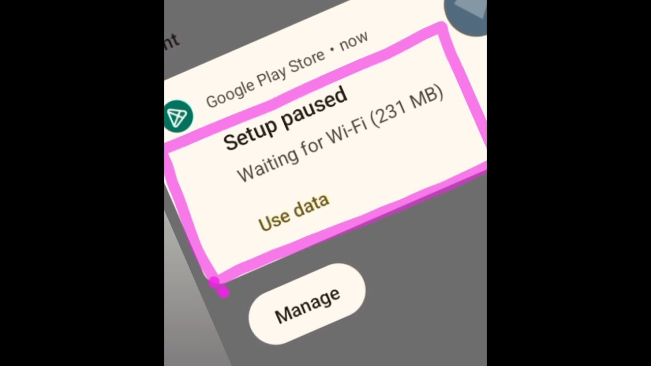 😍😃 Setup Puased Wating for Wi-Fi Notification setting Off Trick #wifi # ...
