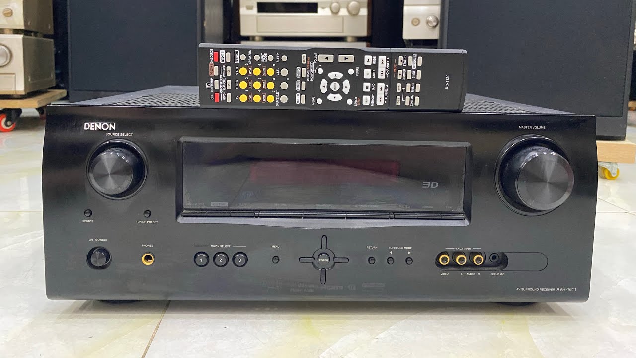 Hướng dẫn sử dụng và cài đặt Denon AVR-1611 - YouTube