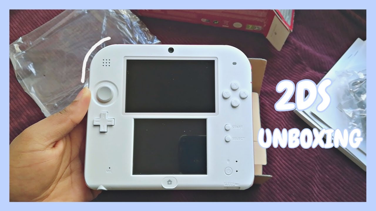 Unboxing my SECONDHAND Nintendo 2DS before the eshop closes! - YouTube