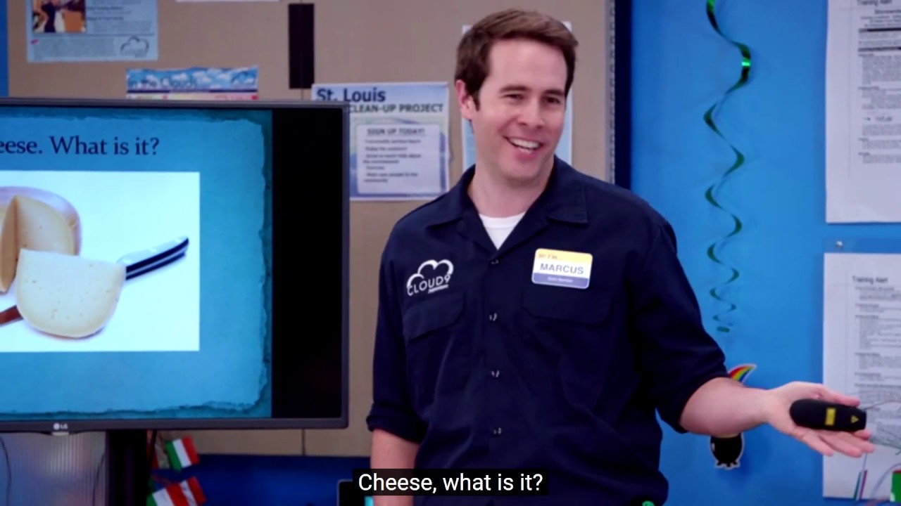 Superstore Human Cheese Powerpoint - YouTube