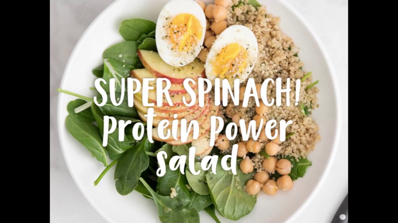 super spinach power salad recipe | organicgirl - YouTube