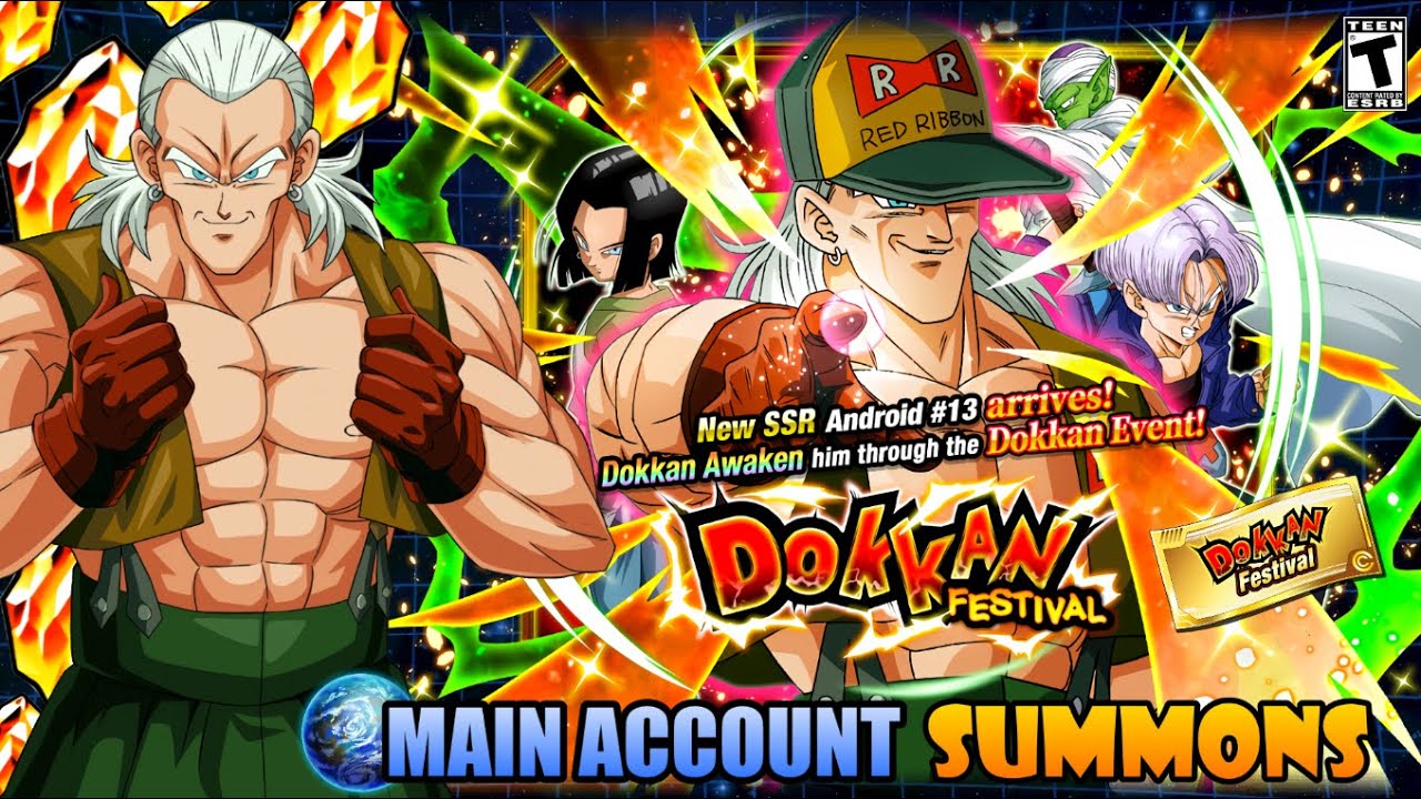 MAIN ACCOUNT ANDROID 13 SUMMONS (Global) | Dragon Ball Z Dokkan Battle ...