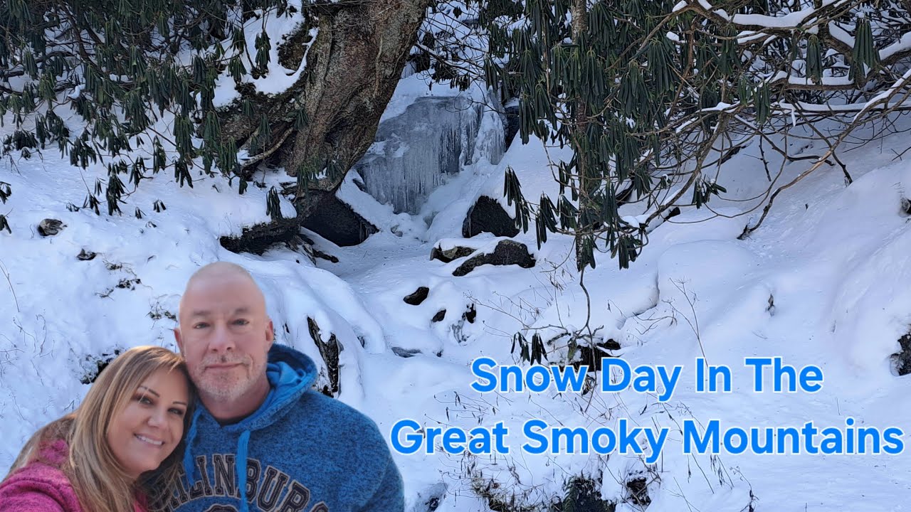 Beautiful Snow Drive In The Great Smoky Mountains - YouTube