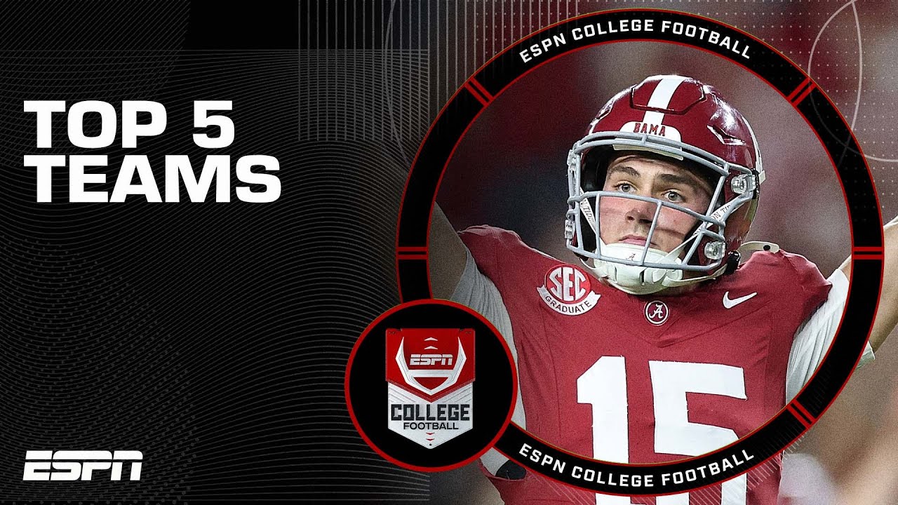 Top 5 College Football Teams: Who's Number 1 right now? | The CFB Show ...