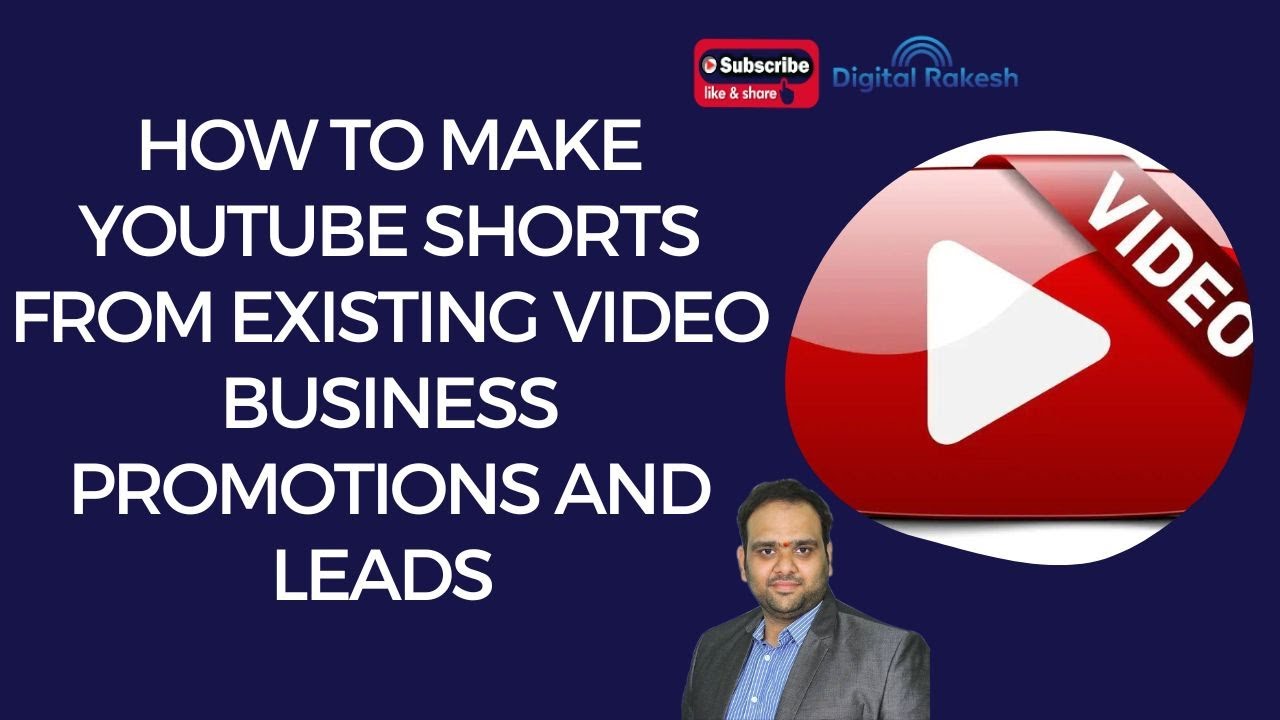 How To Make Youtube Shorts From Existing Video Business Promotions And ...