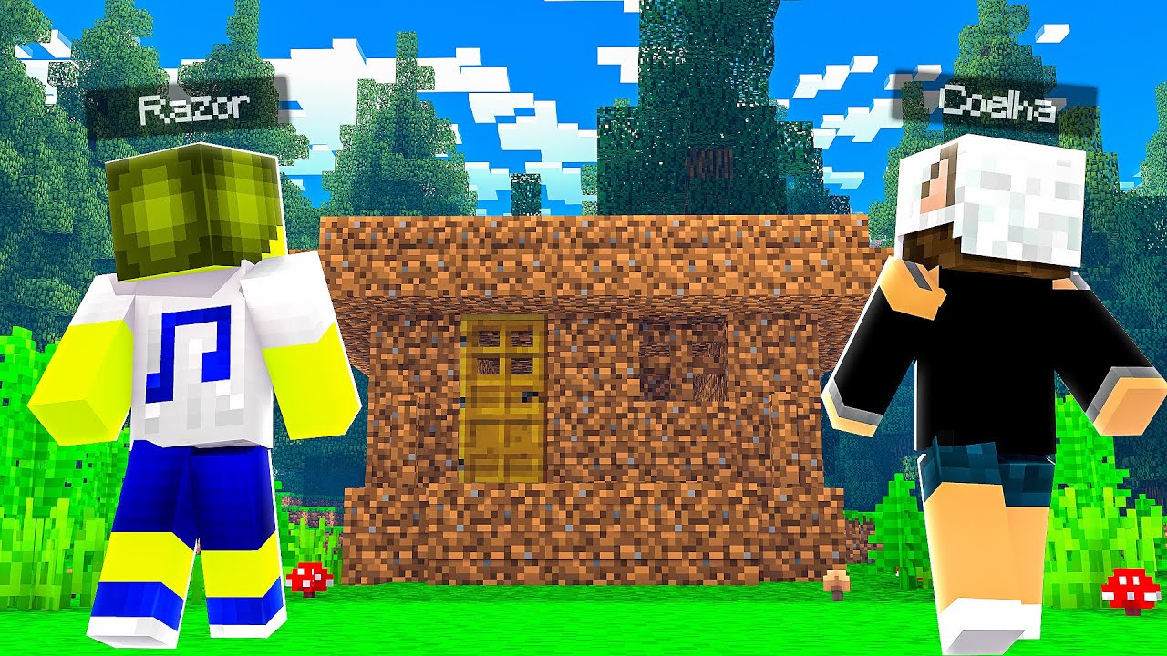 GANHAMOS UMA CASA DE NOOB NO MINECRAFT ! - LIXO AO LUXO #01 - YouTube