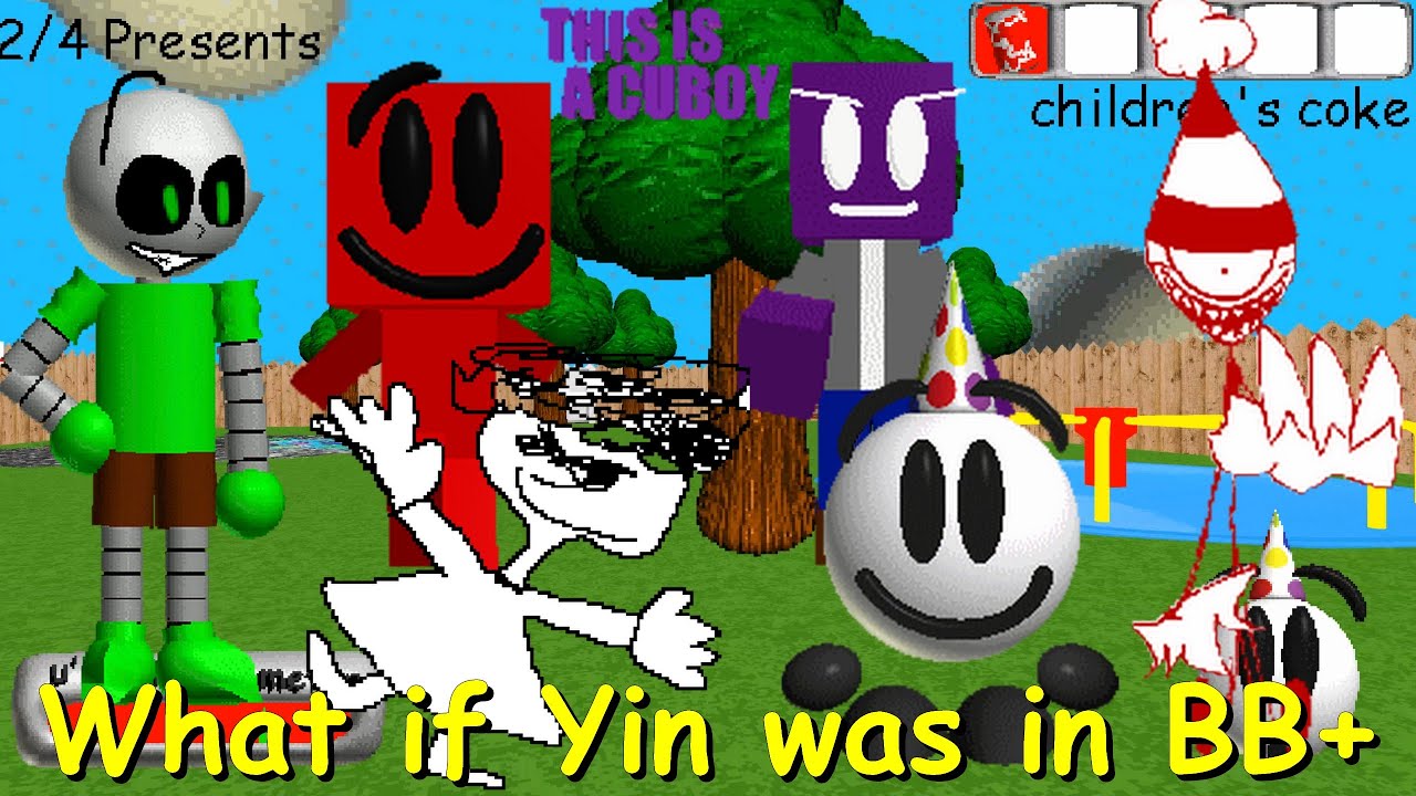 What if Yin was in BB+ - Baldi's Basics Plus Mod - YouTube