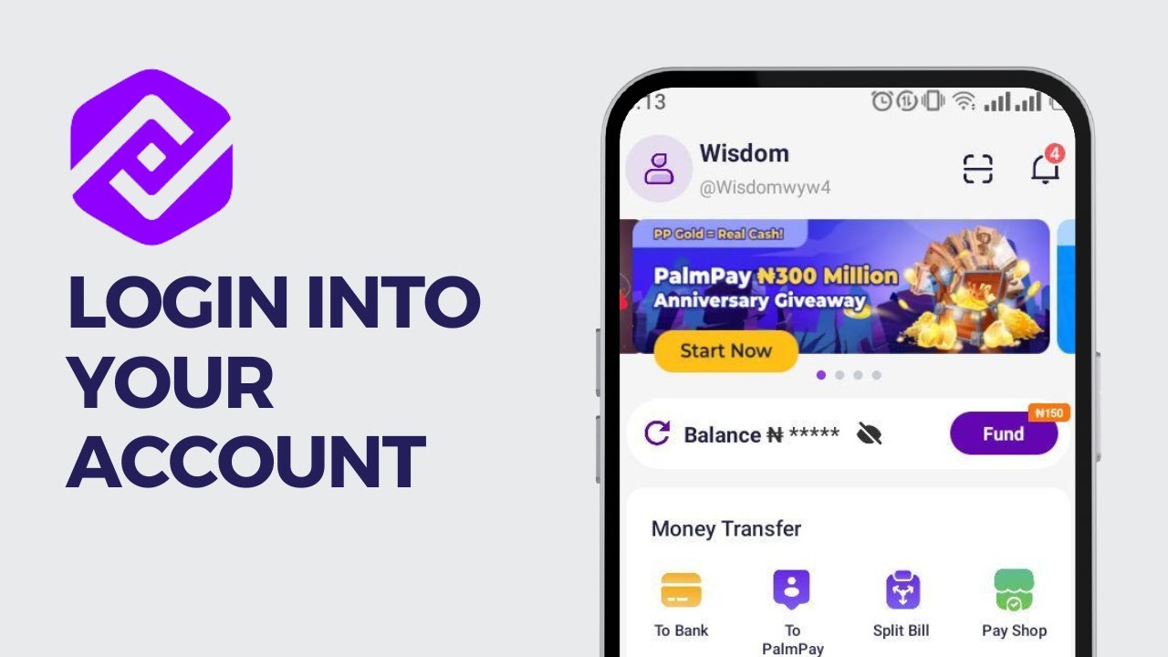 How To Login into An PalmPay Account Online 2023 - YouTube