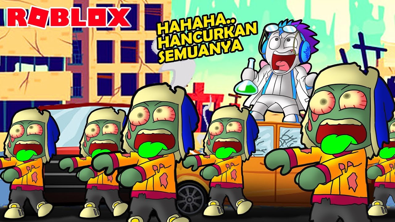 AKU BUAT 999 999 PASUKAN ZOMBIE UNTUK MENGALAHKAN DUNIA ROBLOX!!! - YouTube