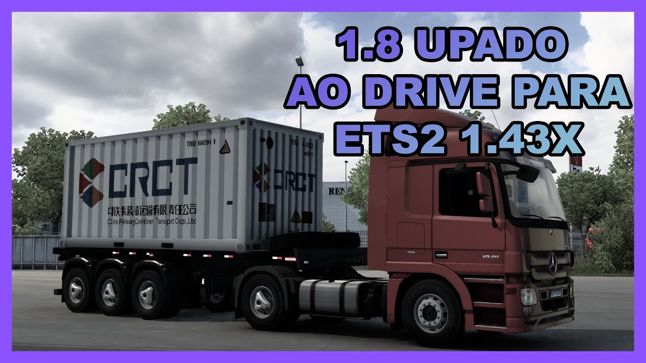 Euro Truck Simulator 2 Porta Container 20 pés MOD ETS2 1.43 - YouTube