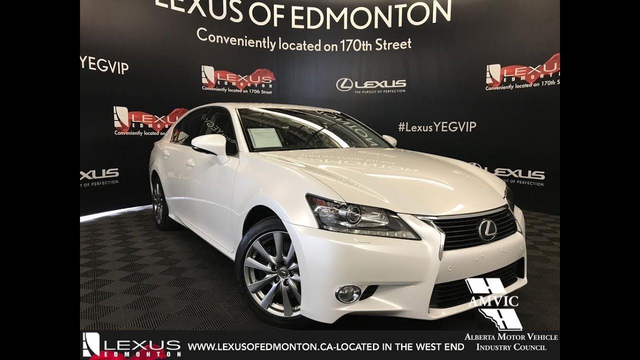 White 2014 Lexus GS 350 Navigation Package Review Beaumont Alberta ...