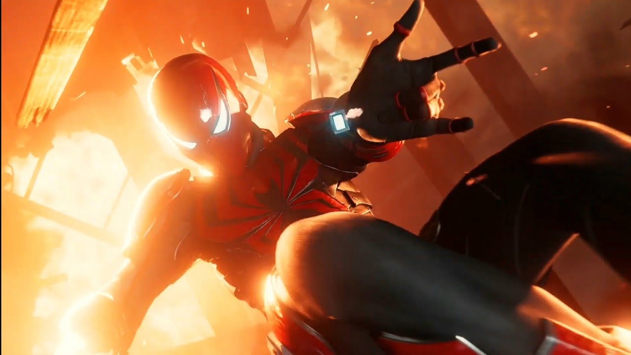 Spider-Man - Spider Armor - MK III Suit In All Cinematics Pt. 2 - YouTube