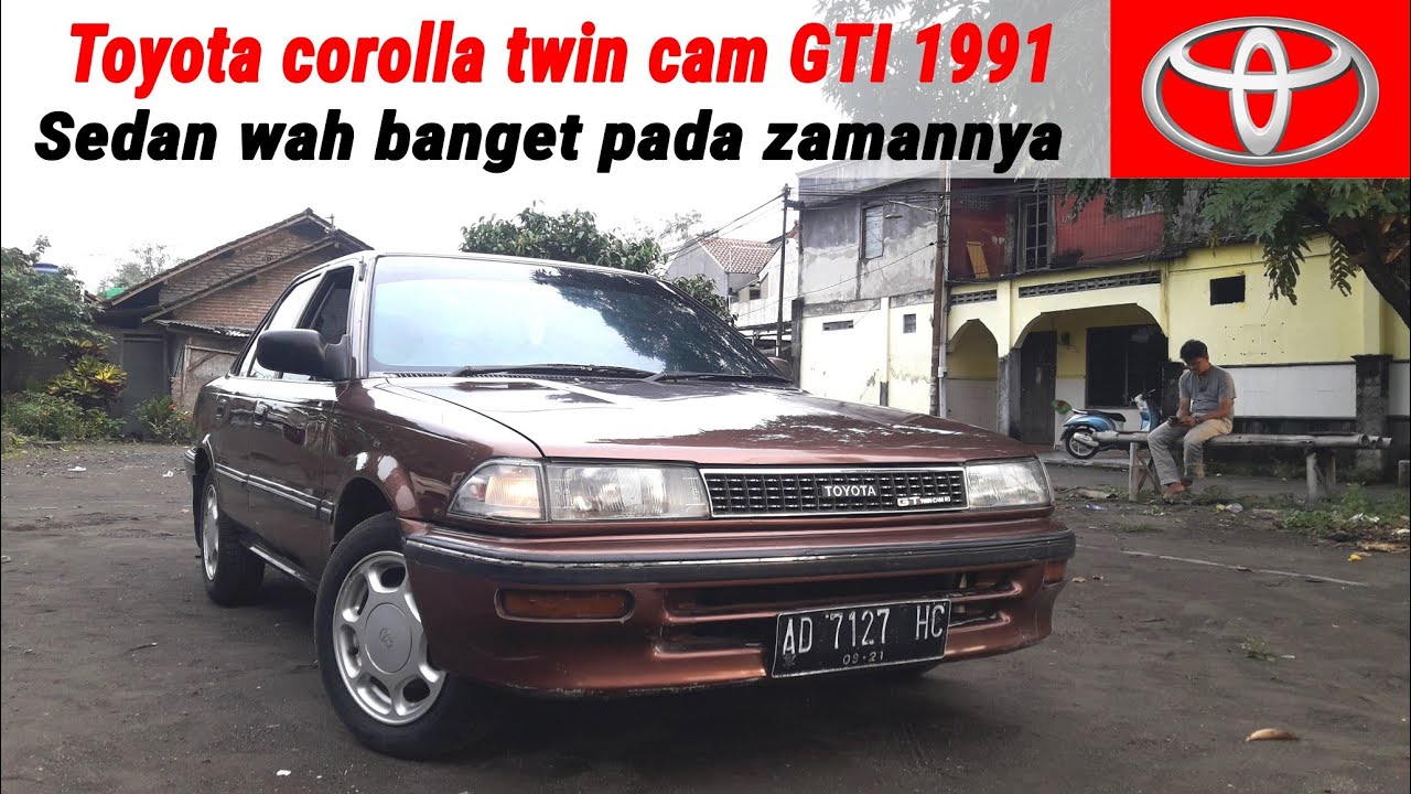 Dijual toyota corolla twin cam GTI 1991 | Istimewa | Antik - YouTube