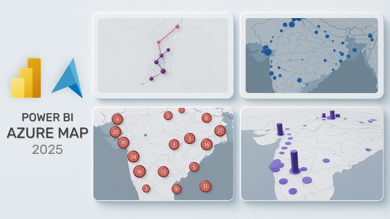 Power BI Azure Map 2025 | Power BI Tutorial - YouTube
