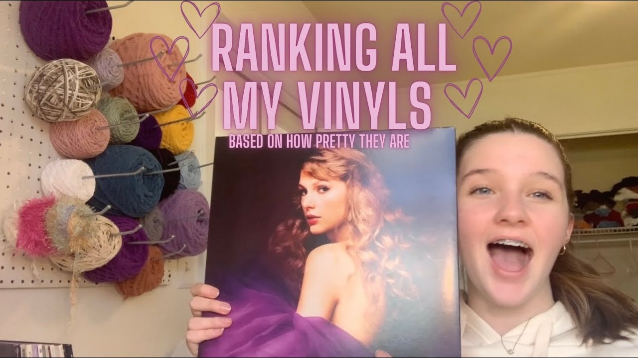 Ranking ALL My Vinyls *based on how pretty they are - YouTube