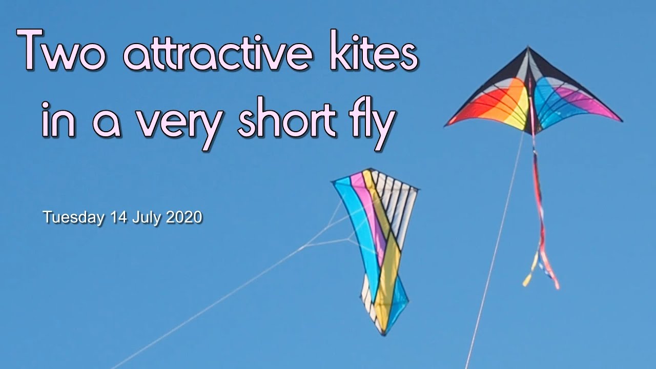 Two attractive kites in a very short fly - YouTube