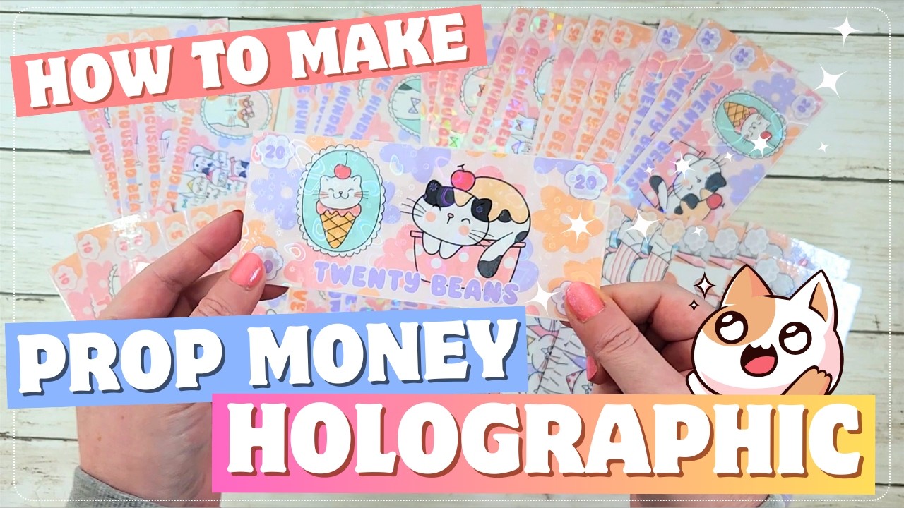 How to Make Prop Money Holographic Sparkle! - YouTube