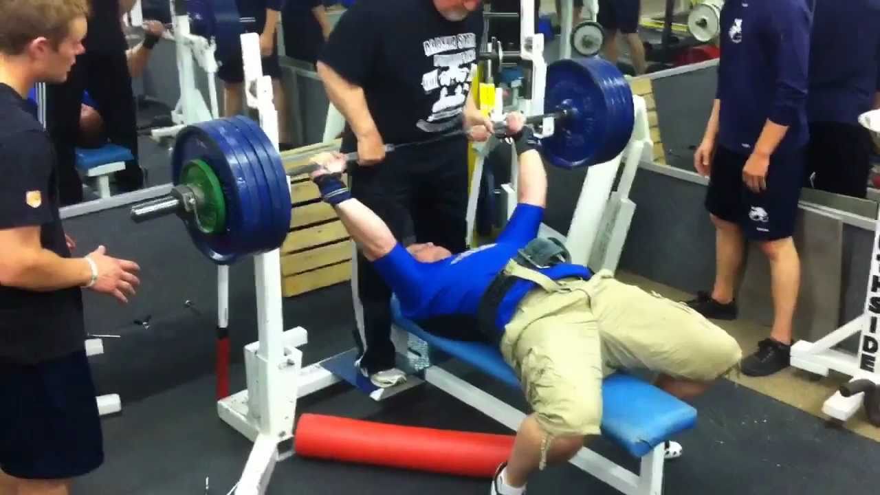520 Lb/235 Kg Bench Press USAPL Nationals WK 10 - YouTube