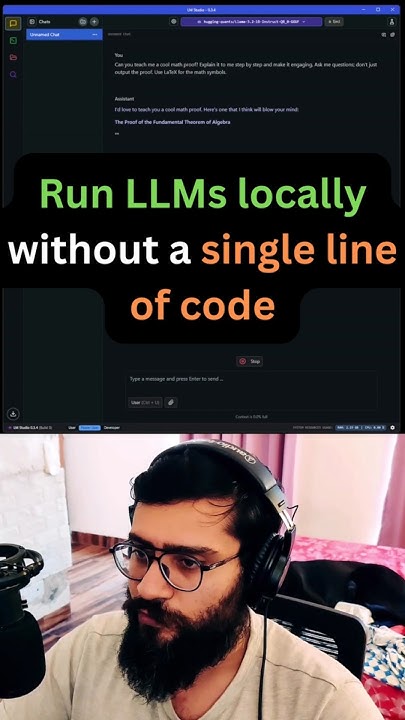 Run LLMs locally | LM Studio Tutorial | Generative AI - YouTube