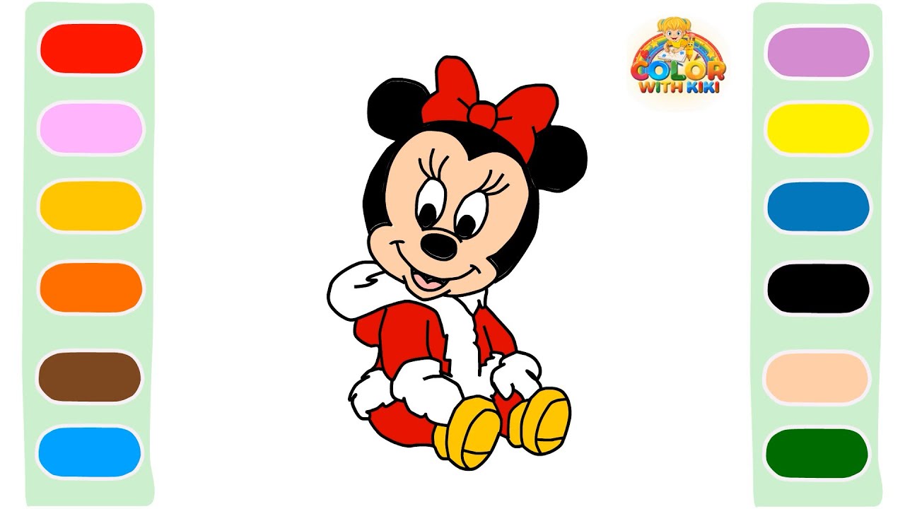 Learn to Draw Micky Mouse - Drawing and Coloring Tutorial for Kids ...