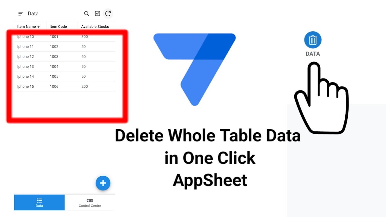 Delete Whole Table In One Click AppSheet YouTube delete-whole-table-in-one-click-appsheet-youtube