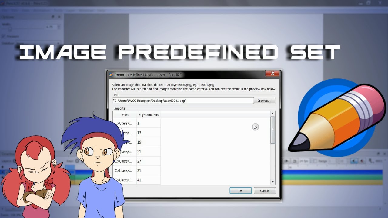 RE-TIMING DRAWINGS MADE EASY! Predefined Sequencing Tutorial (Pencil2D ...