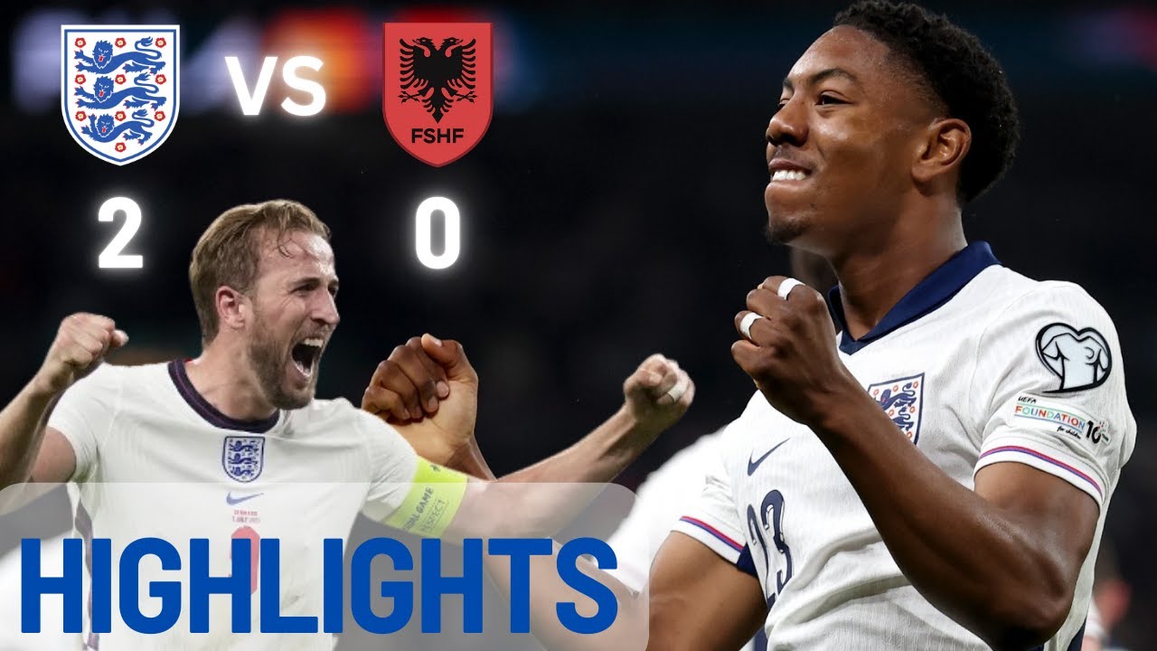 England vs Albania World Cup Qualifier Highlights - The Key Moments ...