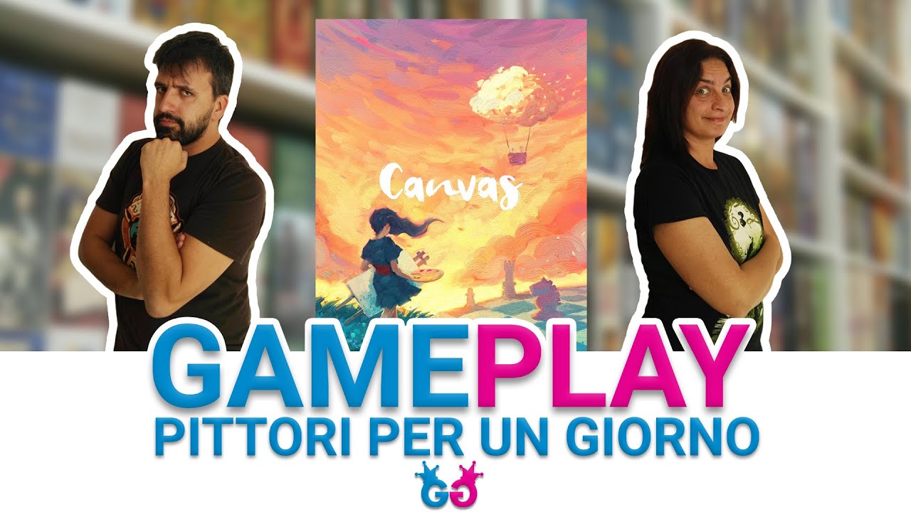 Canvas, Partita Completa al Gioco da Tavolo dei dipinti su carte ...
