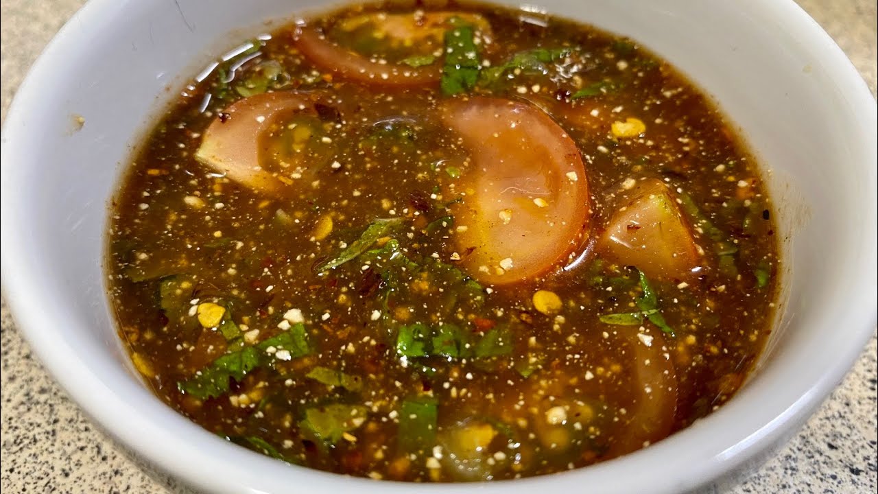 Tasty Authentic Thai Nam Jim Jaew Version 3 recipe. Sour sweet and ...