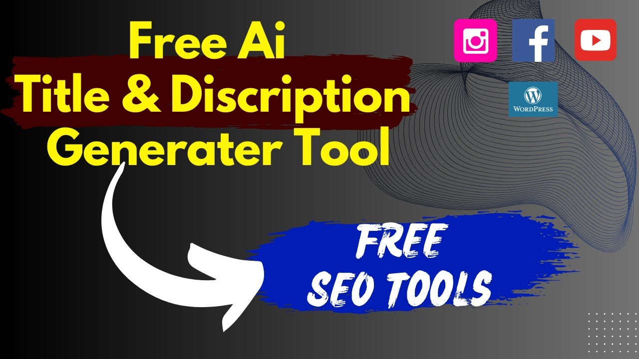 FREE Title & Description Generater | How to get Title & Description of ...