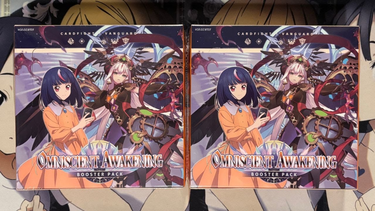 Opening Two Omniscient Awakening Cardfight Vanguard Booster Boxes ...