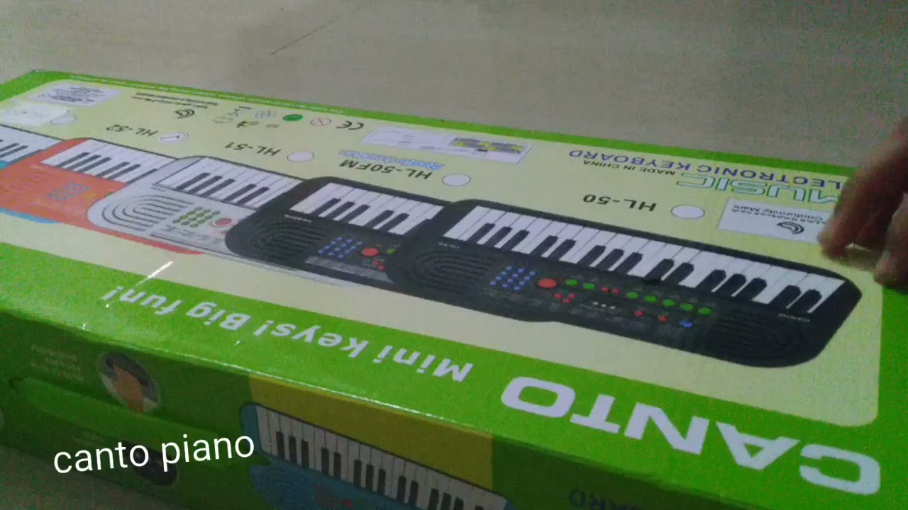 Unboxing canto piano keyboard - YouTube