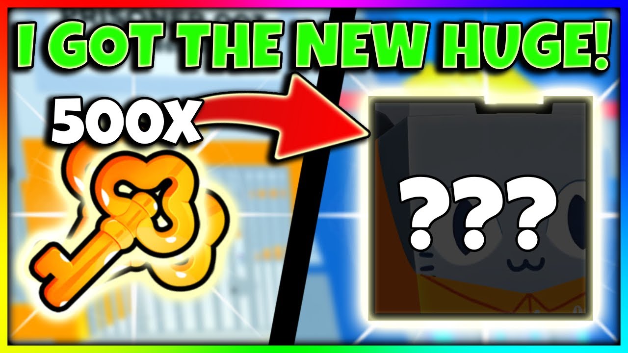 I OPENED HUNDREDS OF GOLDEN PRISON KEYS AND GOT A HUGE! Pet Simulator ...