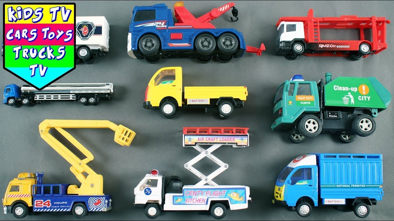 Learn About Heavy Vehicles Toys for Kids + More Fun Learning Videos ...