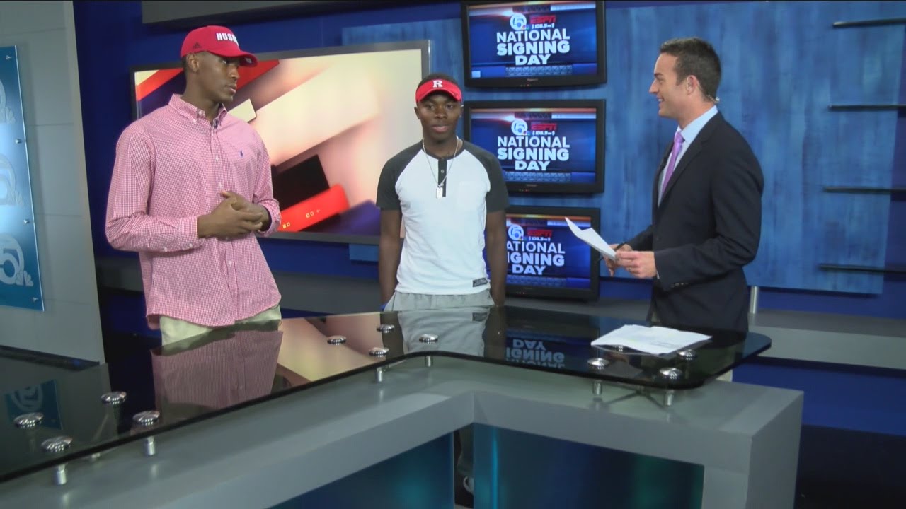 Dwyer's Alex Davis and Jarius Adams talk National Signing Day - YouTube