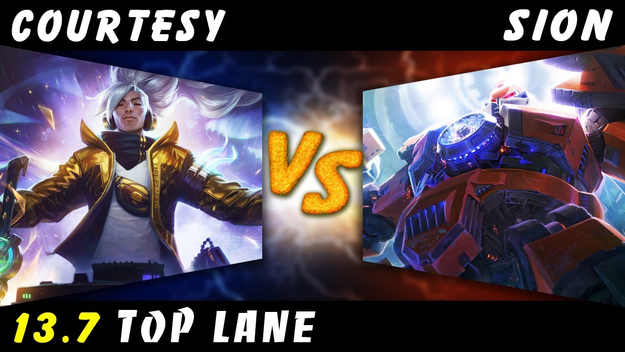 Courtesy - Yasuo vs Sion TOP Patch 13.7 - Yasuo Gameplay - YouTube