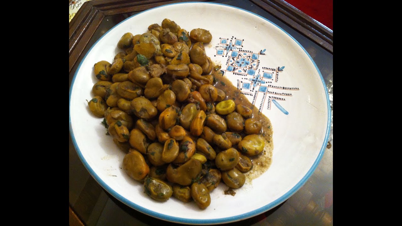 Moroccan fava beans - YouTube