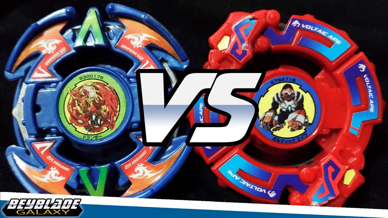 Dranzer V2 vs Voltaic Ape - [Beyblade] - ベイブレード - YouTube