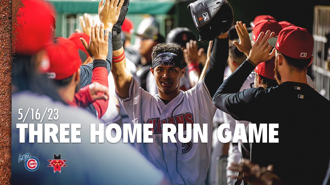 Three Home Run Game - 5/16/23 - YouTube