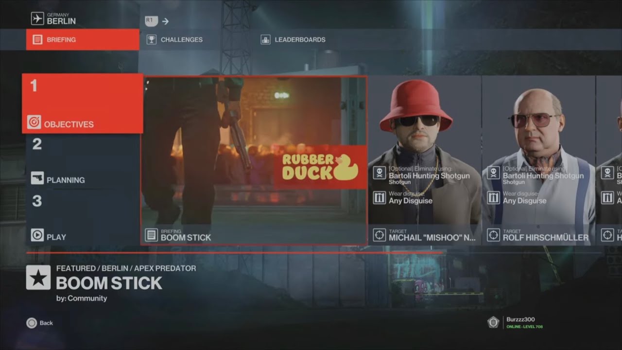 Hitman - Boom Stick - Featured Contract - YouTube